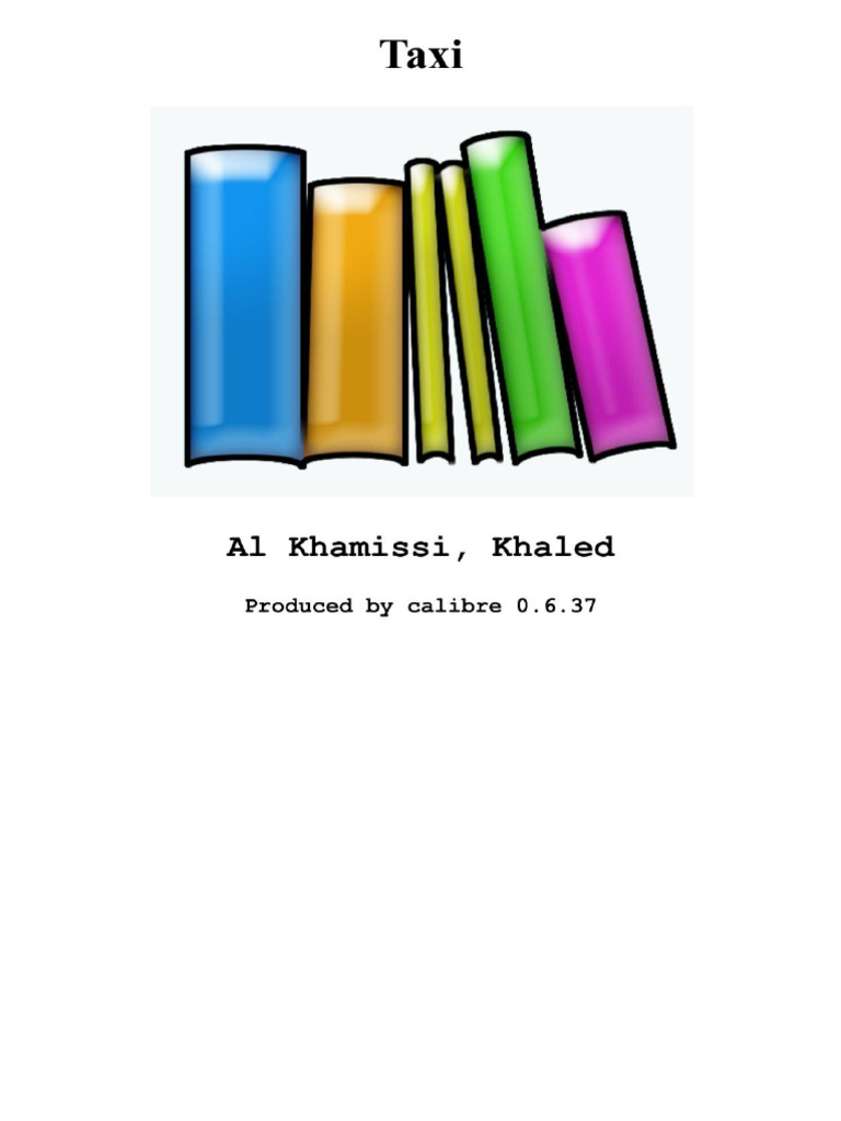 Taxi - Al Khamissi, Khaled | PDF | Egipto | Anwar Sadat