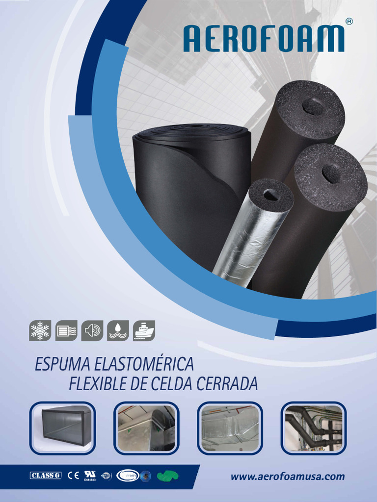 Aerofoam NBR - Spanish | PDF | Materia suave | Procesos Quimicos