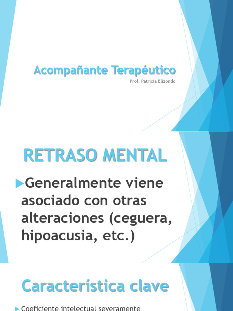 Retraso Mental | PDF | Discapacidad intelectual | Espectro autista