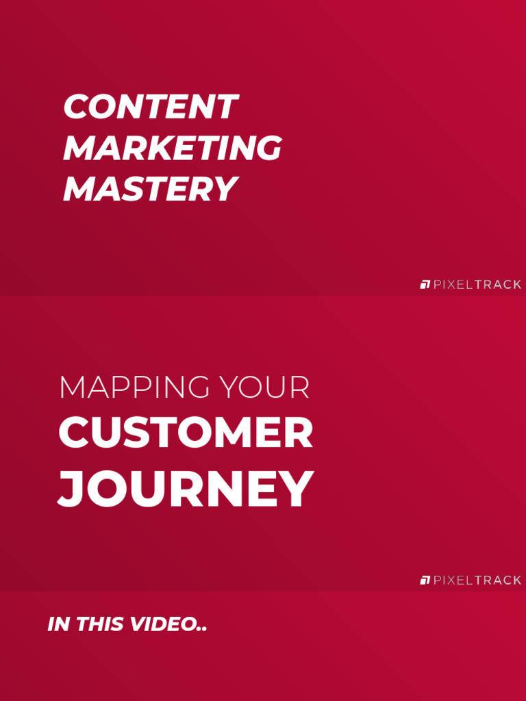 Lesson 16.1 - CMM - Mapping Your Customer Journey | PDF Lesson 16.1 - CMM - Mapping Your Customer Journey | PDF