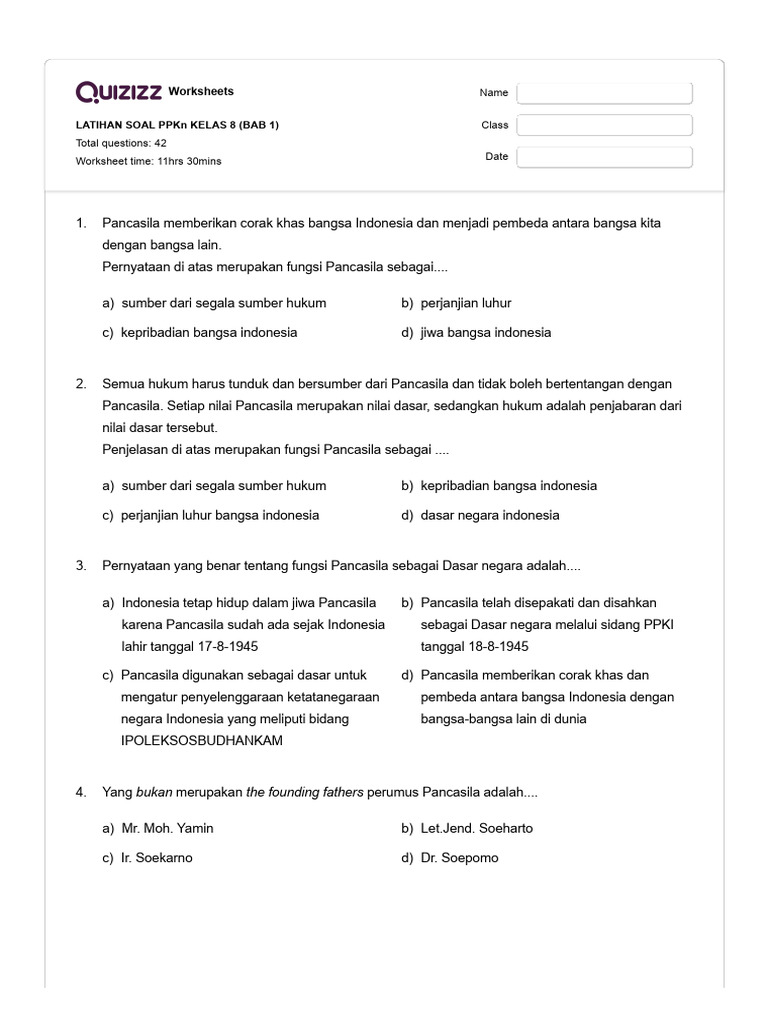 Latihan ASA - PKN (Modul 12) | PDF