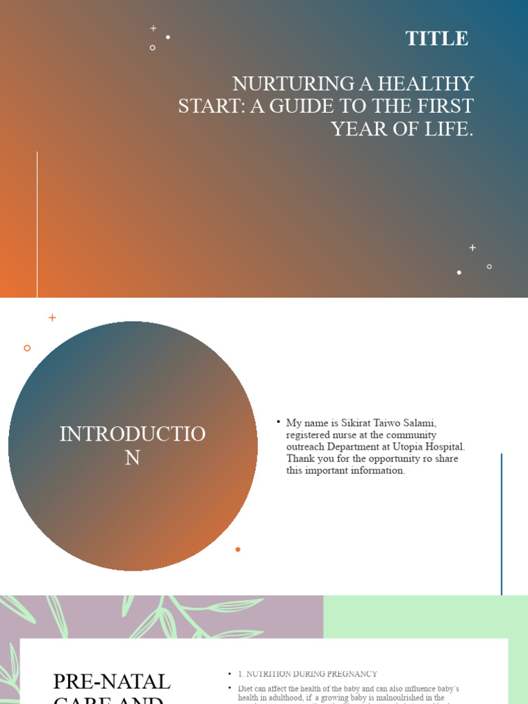 A Guide to the First Year of Life. | PDF | Infants | Pregnancy