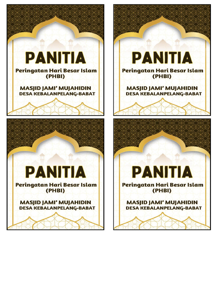 Id Card Masjid | PDF