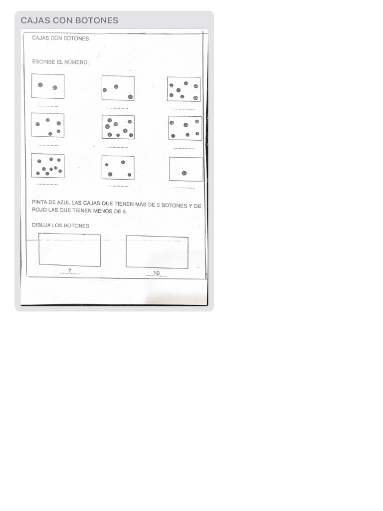 Cajas Con Botones | PDF