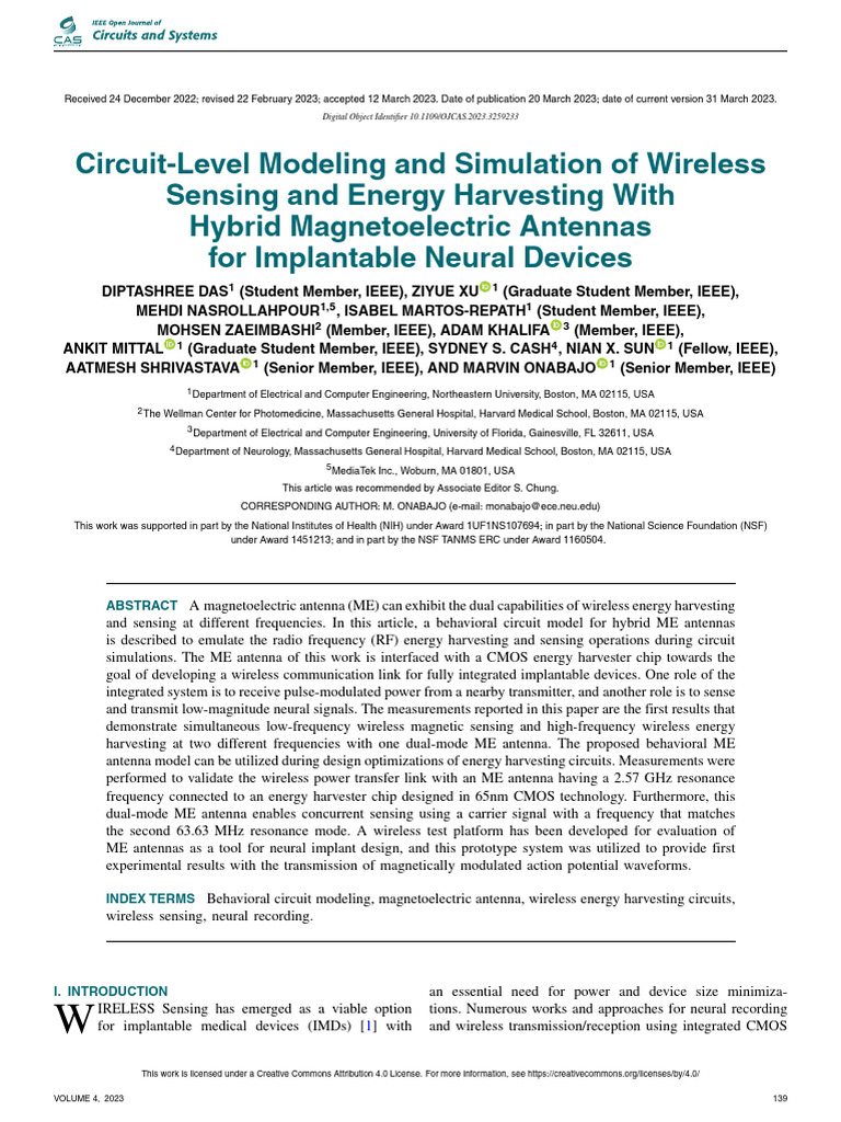 Circuit-Level Modeling and Simulation of Wireless Sensing and Energy Harvesting With Hybrid ...