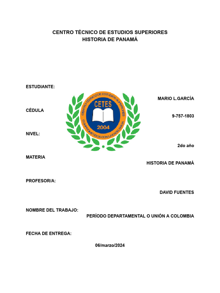 Logo y Presentación de CETES Panamá | PDF