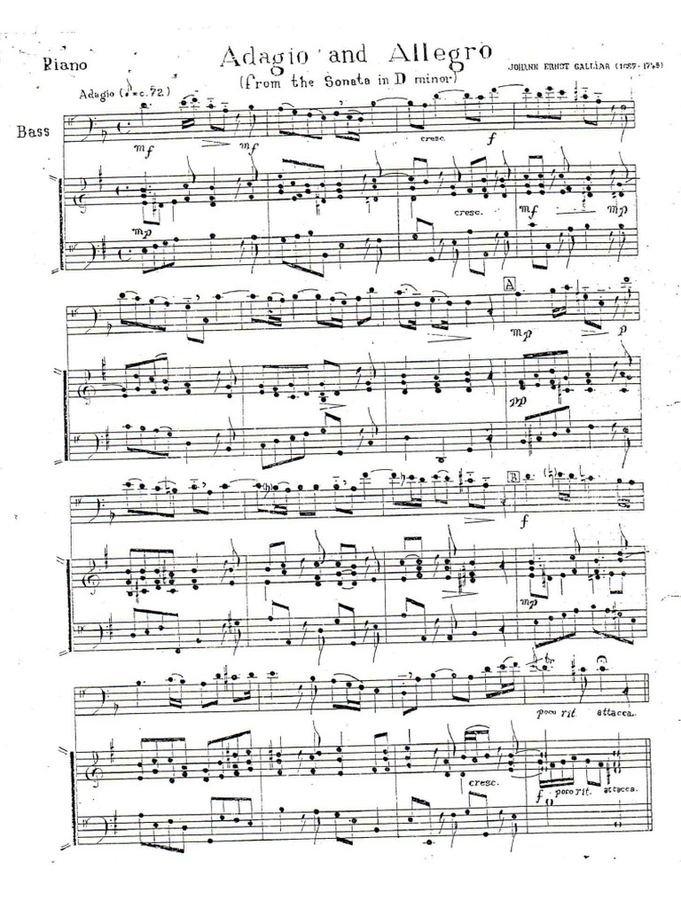 Adagio and Allegro | PDF