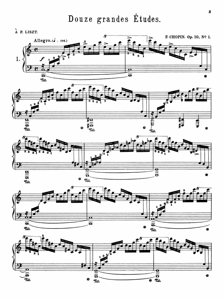 Chopin Etudes Schirmer Mikuli Op 10 | PDF