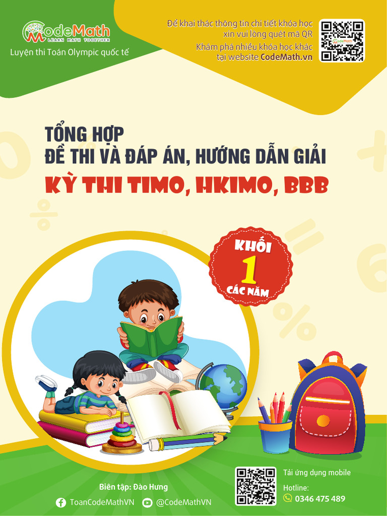 Tổng hợp đề thi TIMO, HKIMO, BBB khối 1 | PDF