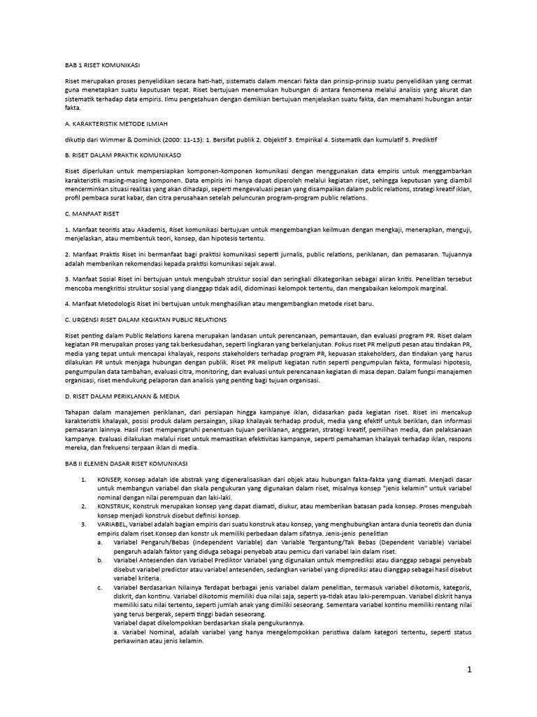 Panduan Riset Komunikasi | PDF | Karier & Perkembangan