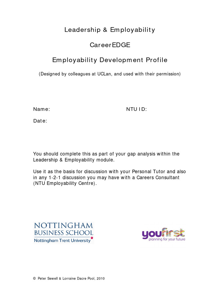 Employability Questionnaire | PDF | Emotional Intelligence | Intelligence