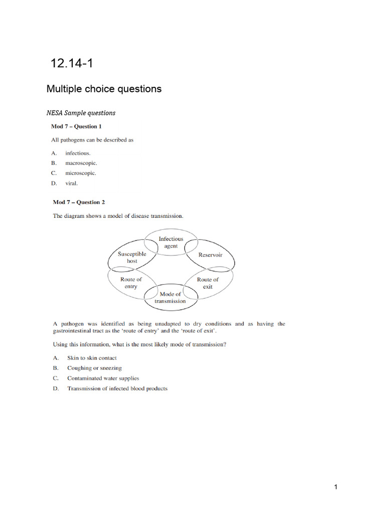 Bio Module 7 Past HSC Qs | PDF