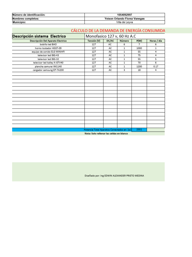 Yeison Sena | PDF | Corriente eléctrica | Corriente alterna