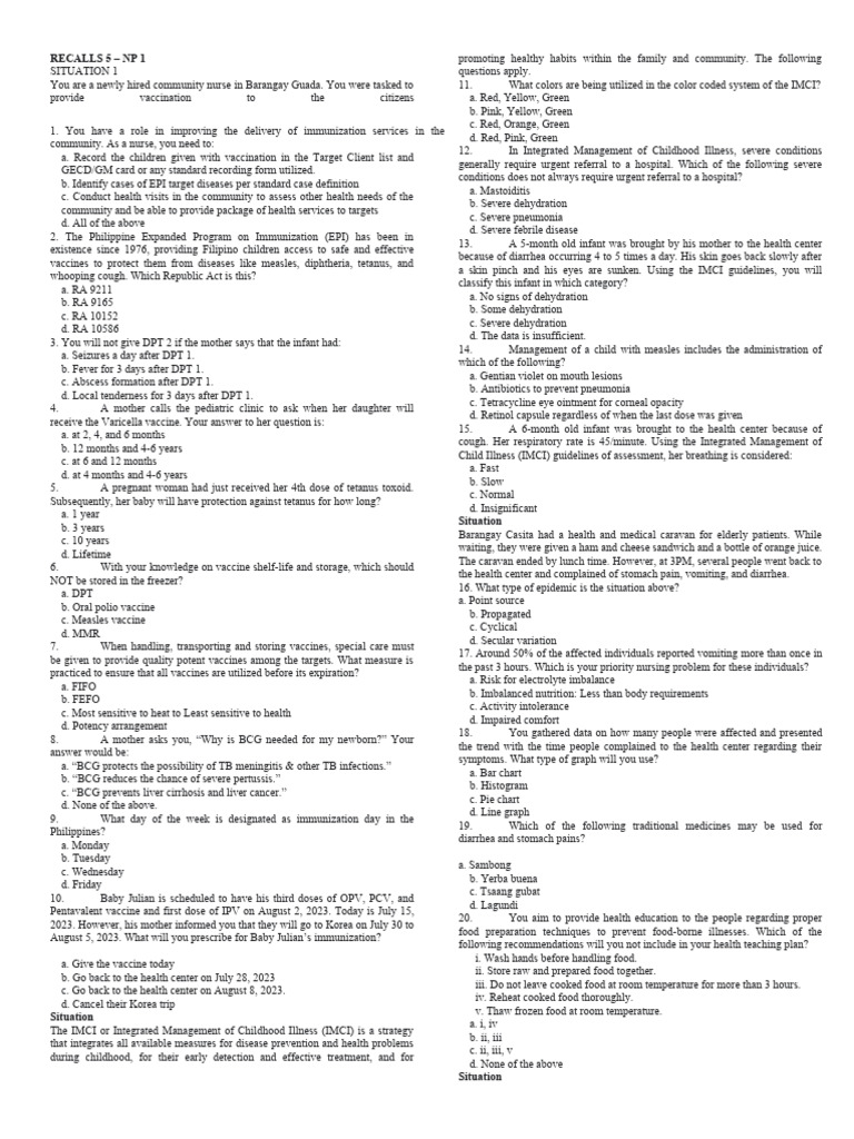 Recalls 5 | PDF | Vaccines | Public Health