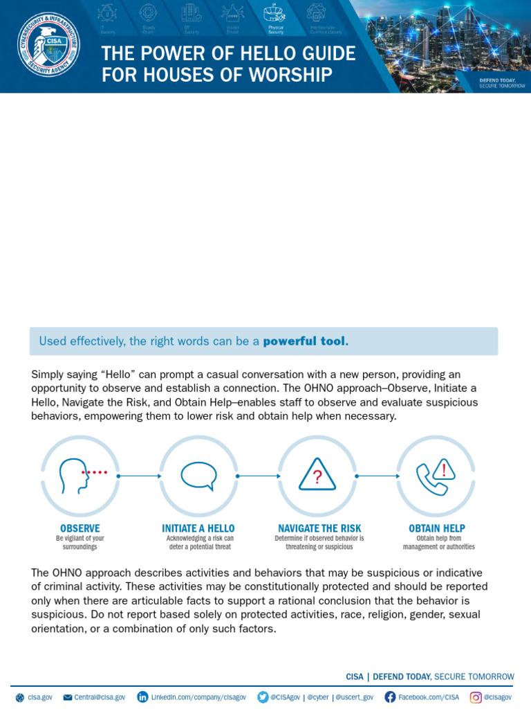 The Power of Hello Guide For Houses of Worship: Used Effectively, The ...