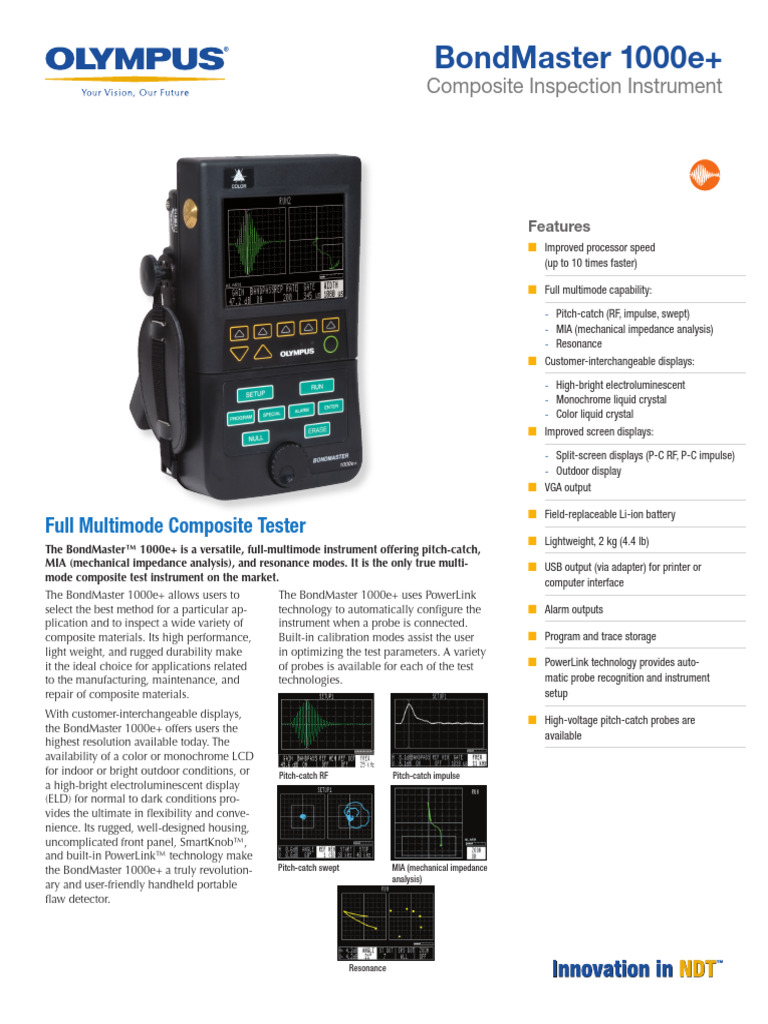 BondMaster 1000ePLUS EN 0707 | PDF | Liquid Crystal Display | Resonance