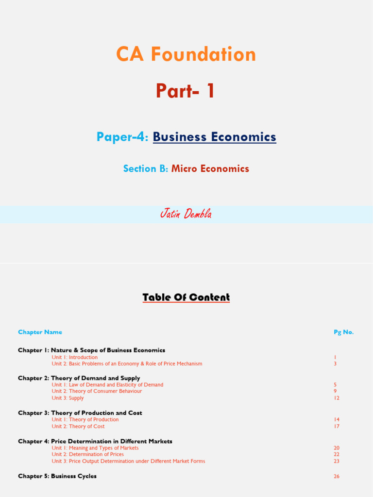 01 Micro Eco Merged | PDF | Demand | Elasticity (Economics)