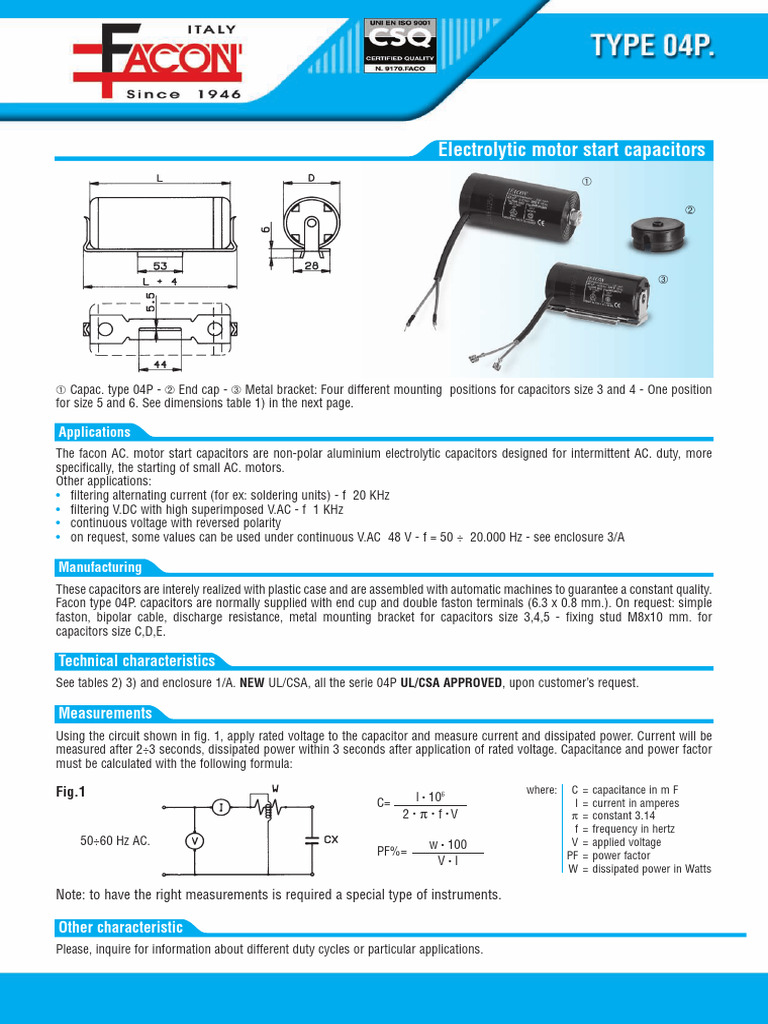 Facon PDF | Download Free PDF | Capacitor | Alternating Current