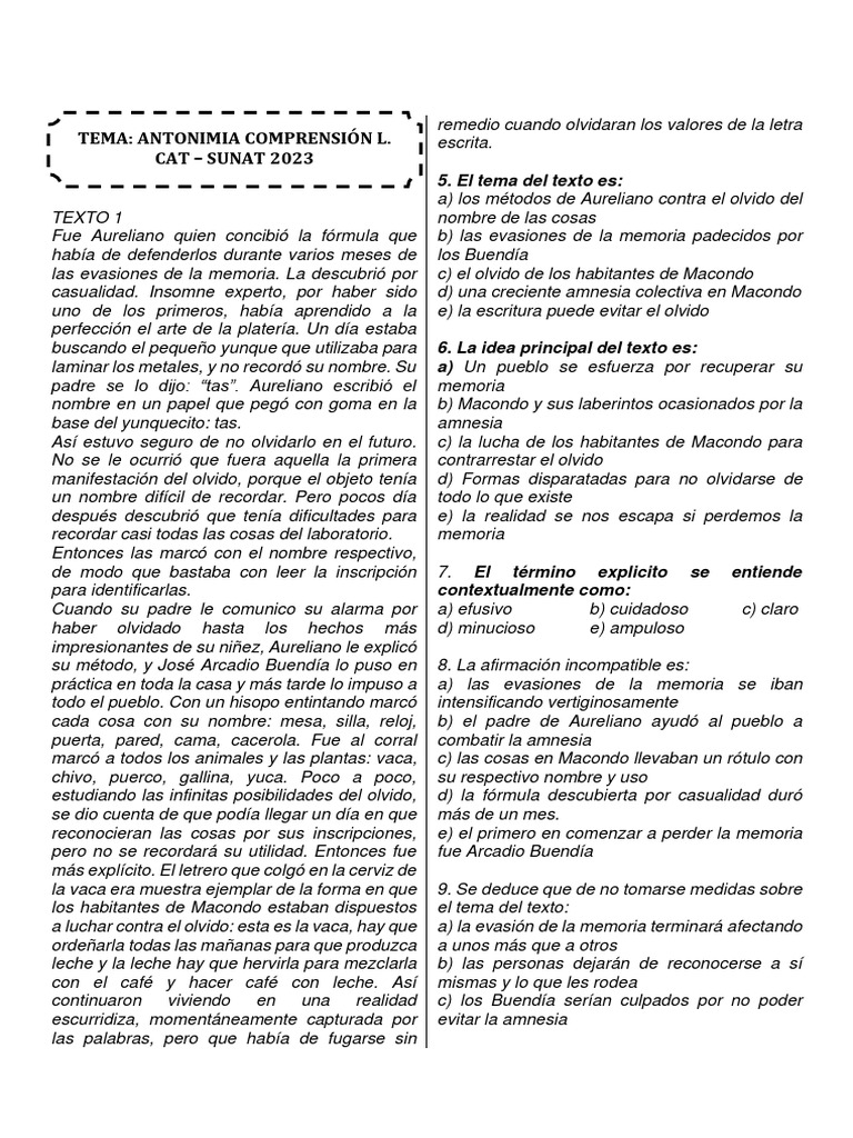 Habilidad Verbal Educa 3 | PDF | Memoria | Cognición