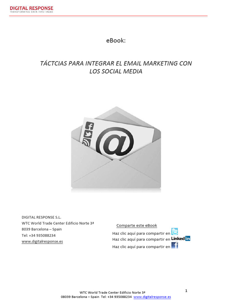 Tácticas para Integrar El Email Marketing Con Los Social Media Autor ...