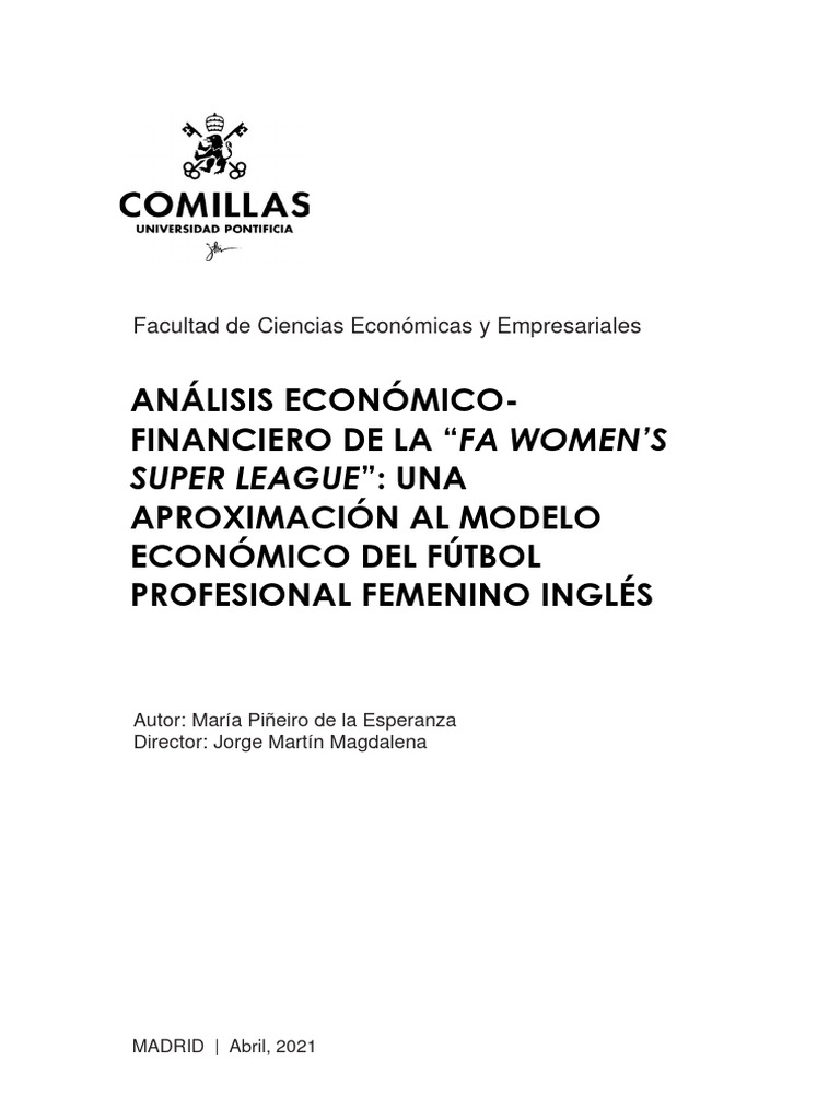 TFG-Pineiro de La Esperanza, Maria | PDF | Asociación de Futbol ...