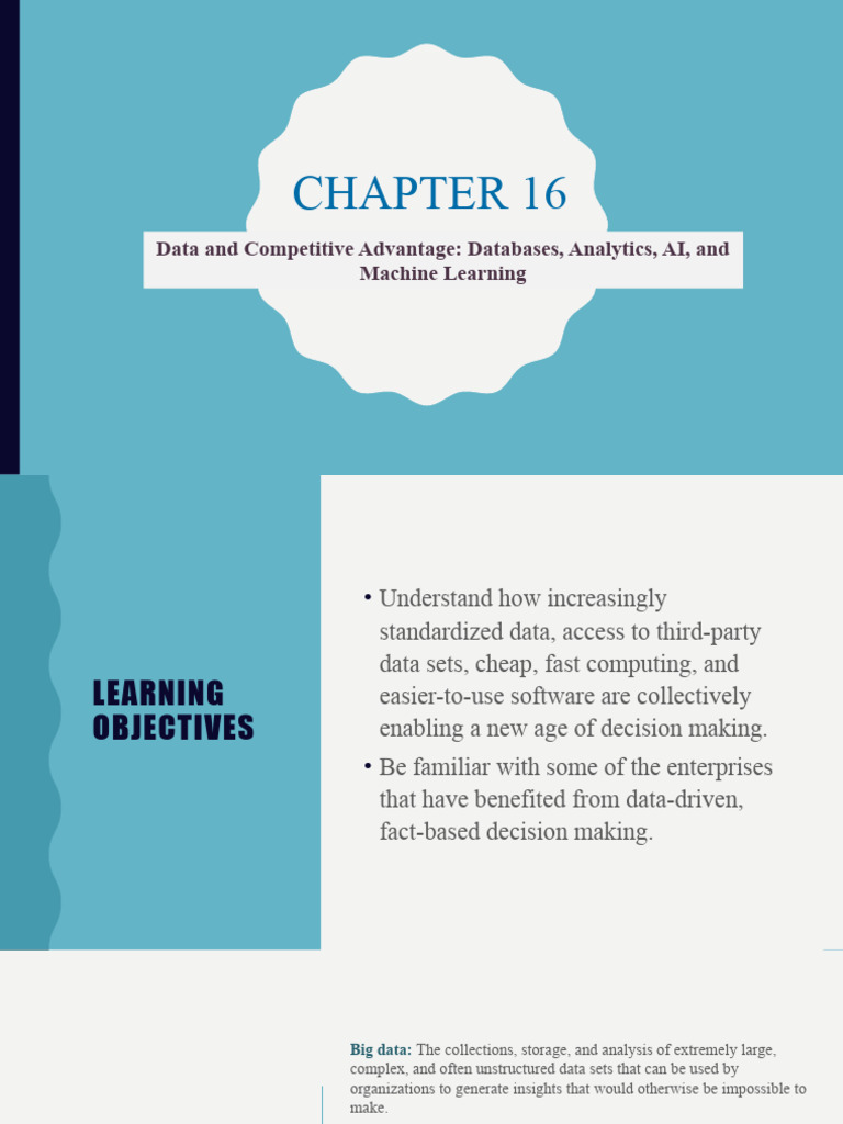 Slides MBA703 Ch16 | PDF | Relational Database | Machine Learning