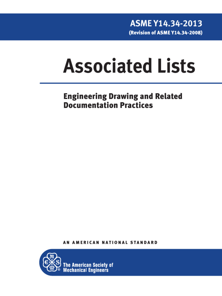 Asme Y14.34 (2013) | PDF