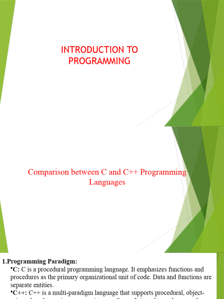 Presentation 1 Pdf C Integer Computer Science