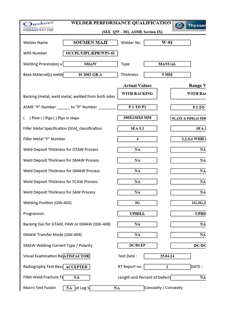 2 - WQT KPR | PDF | Welding | Construction