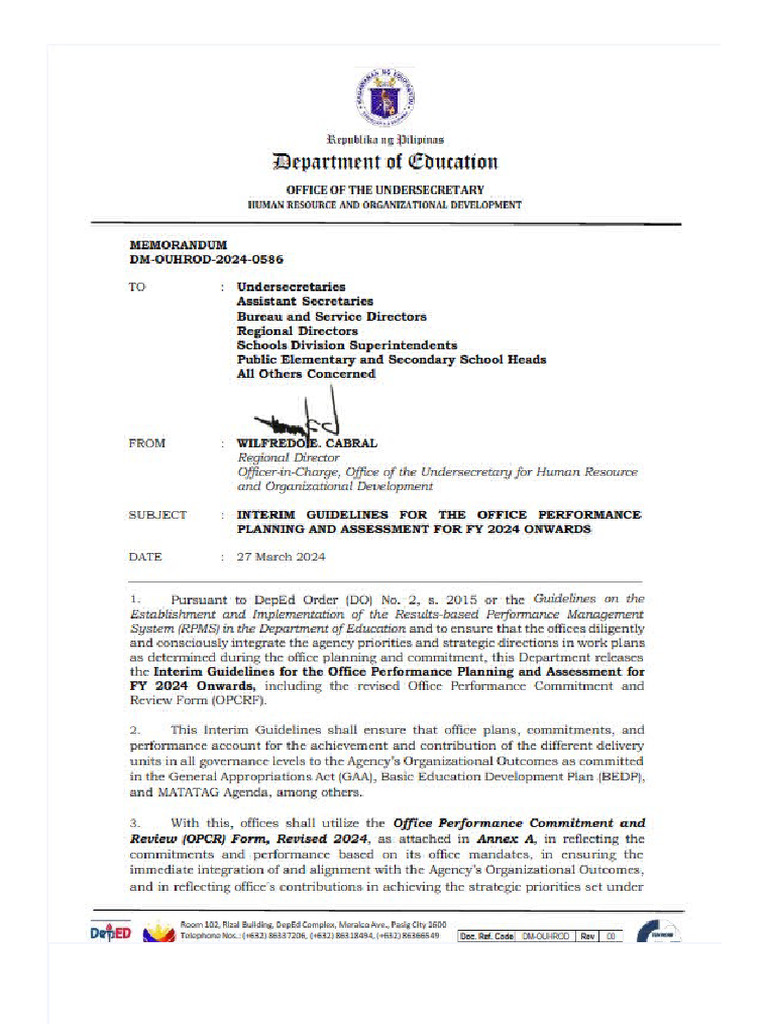 Dm-Ouhrod-2024-0586 Interim Guidelines For The Office ...