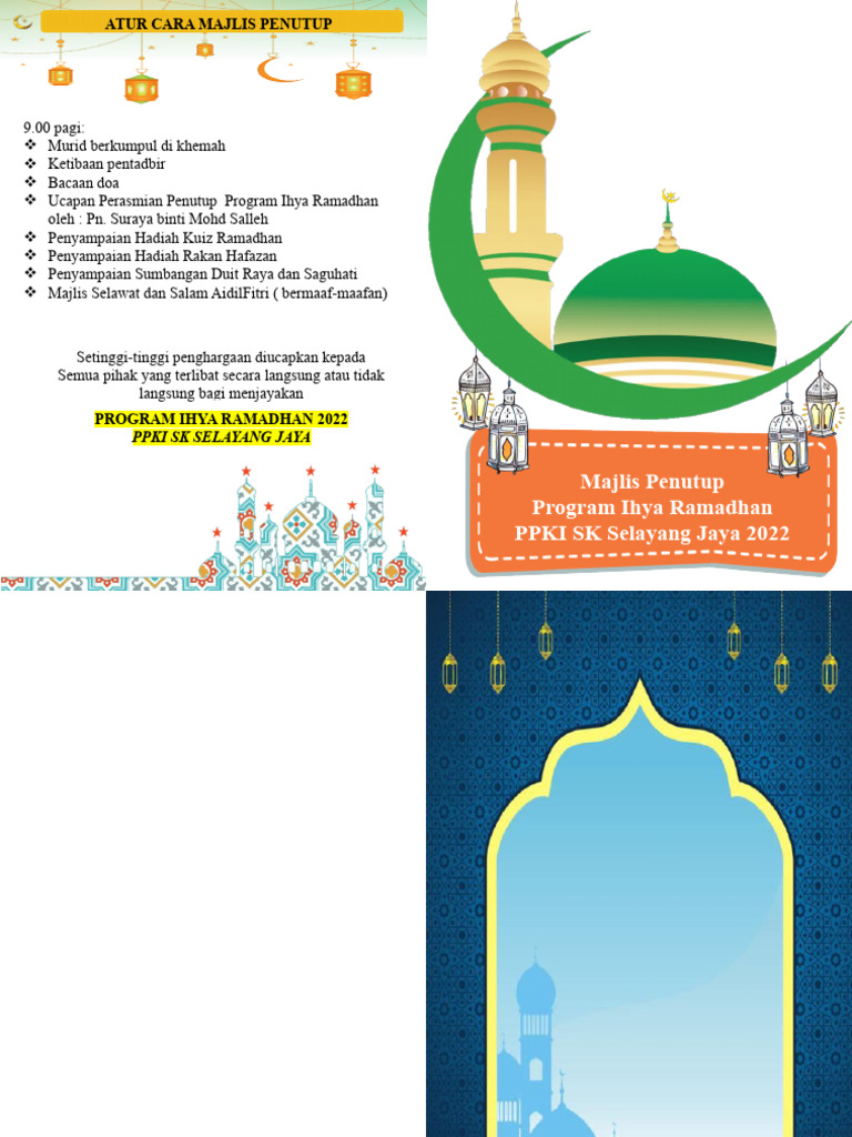 Buku Program Ihya' Ramadhan 2022 | PDF