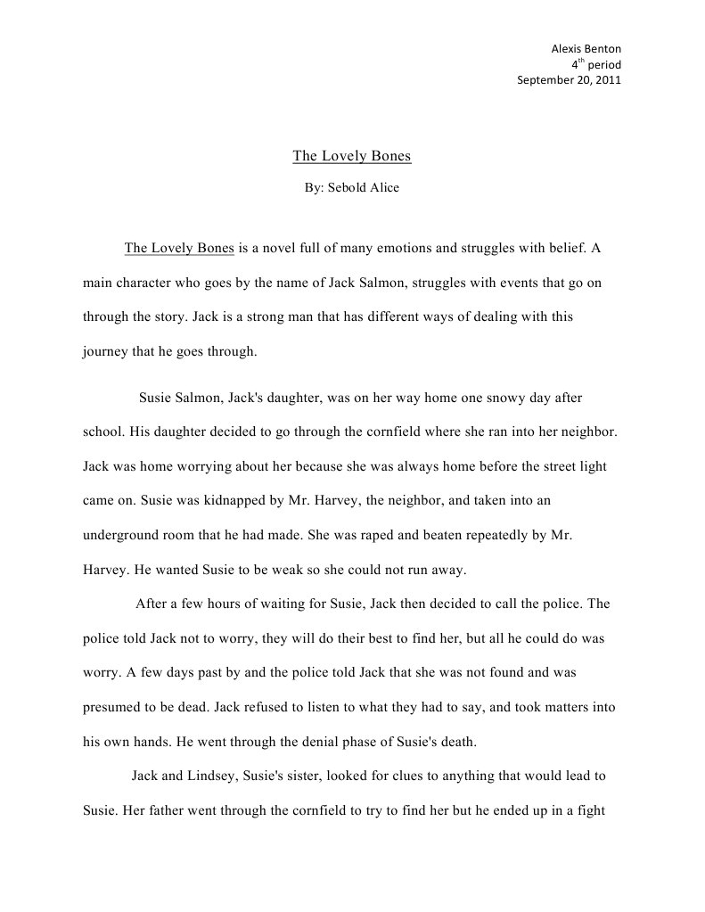 The Lovely Bones | PDF