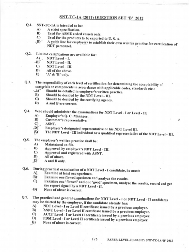 SNT-TC-IA Set 2 | PDF