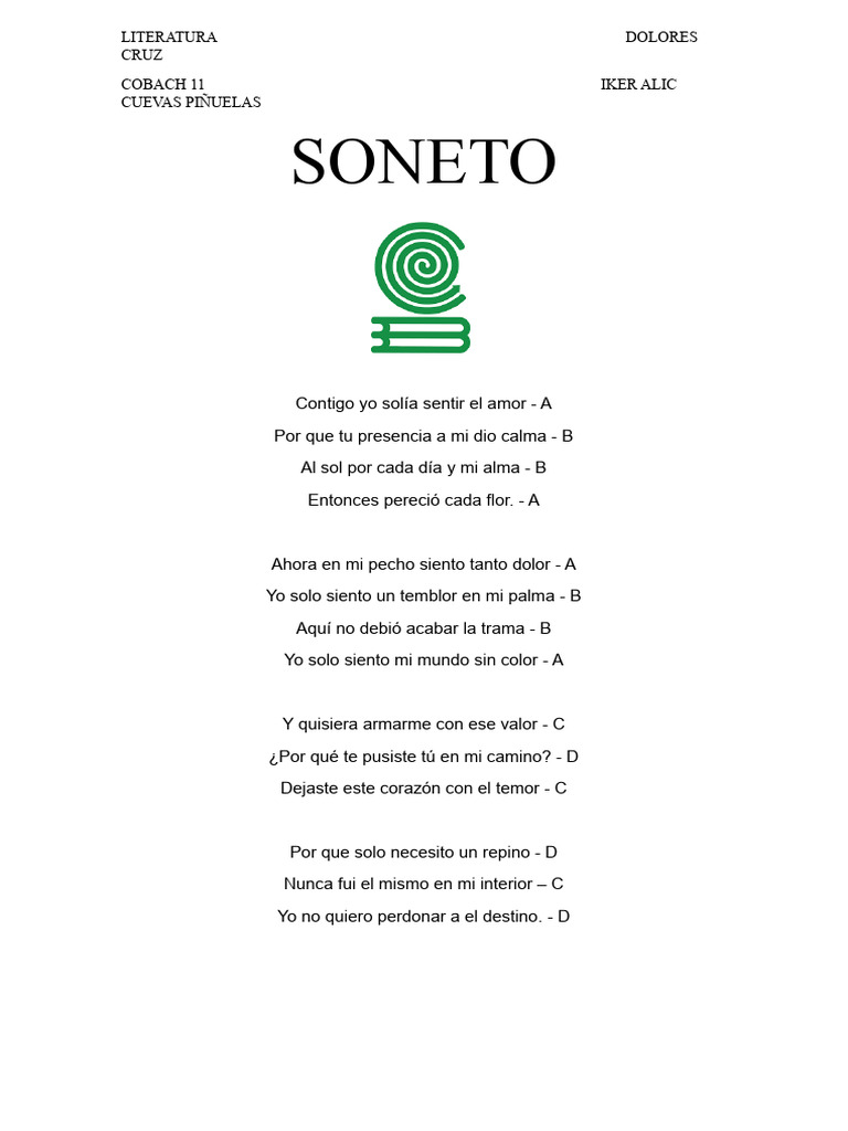 SONETO | PDF