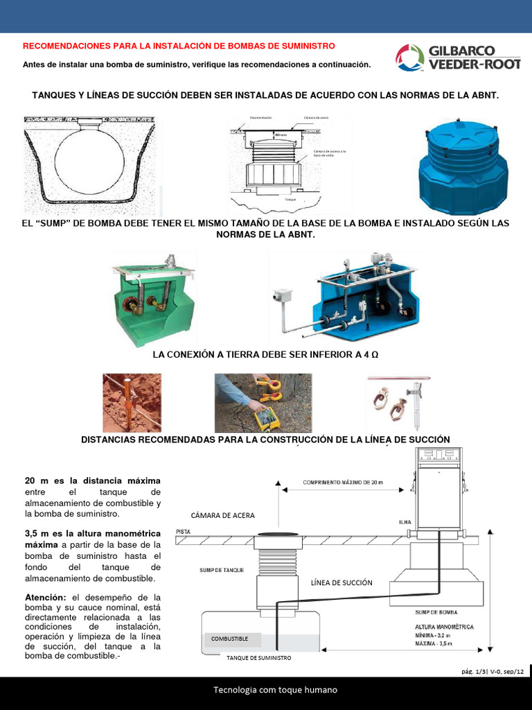 es-EM - RECOMENDACIONES PARA LA INSTALACIÓN DE BOMBAS DE ABASTECIMIENTO ...