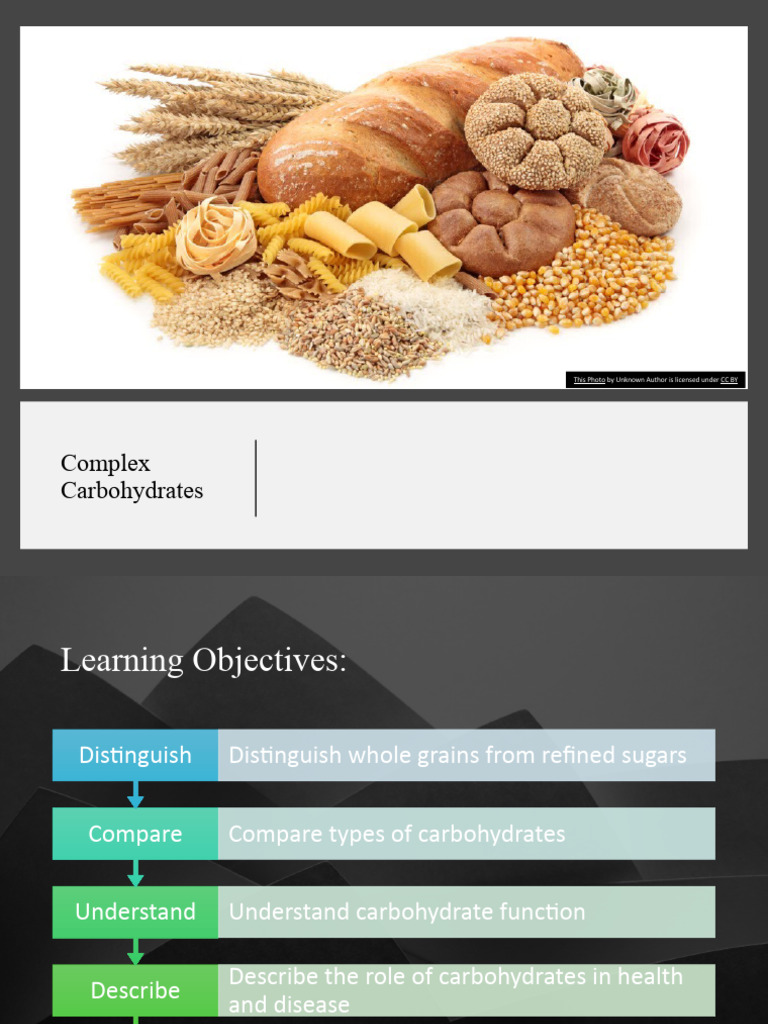 Understanding Complex Carbohydrates | PDF | Dietary Fiber | Diet ...