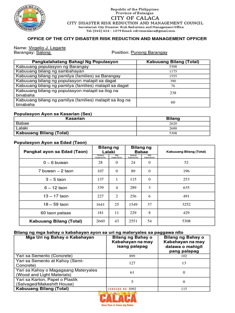 CDRRMO | PDF