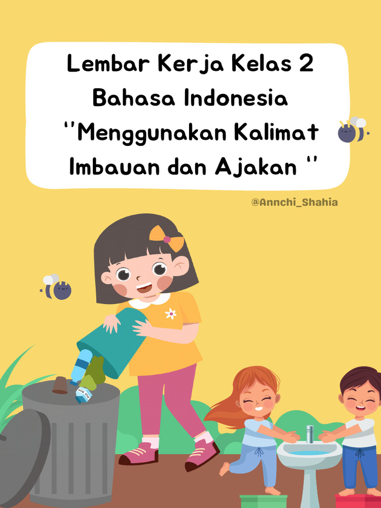 Kelas 2 Materi Kalimat Imbauan Dan Ajakan | PDF