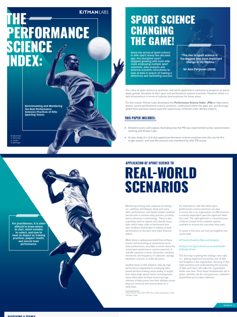 The Performance Science Index - Benchmarking and Monitoring The Real ...