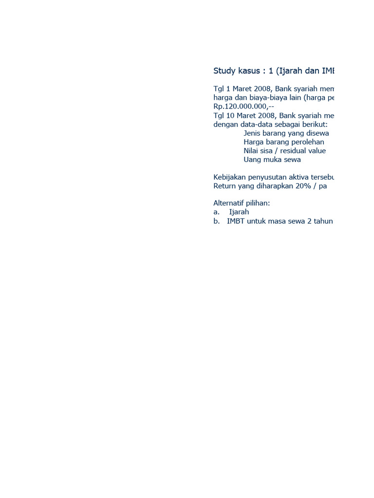 Ilusrasi Akad Ijarah-1 | PDF