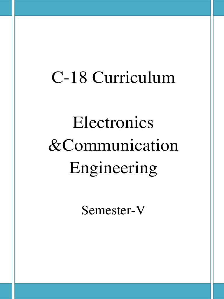 DECE C18 5th Sem Syllabus | PDF | Power Inverter | Rectifier