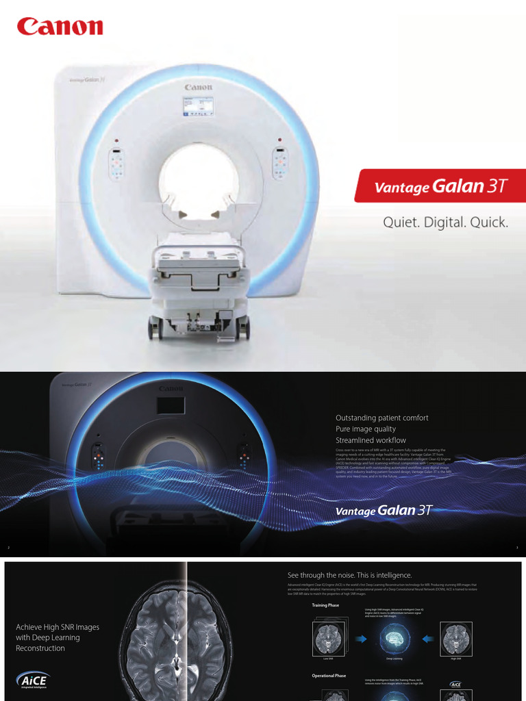 MRT 3020 Vantage Galan 3T V6 Brochure MCAMR0170EA | PDF | Deep Learning | Signal To Noise Ratio