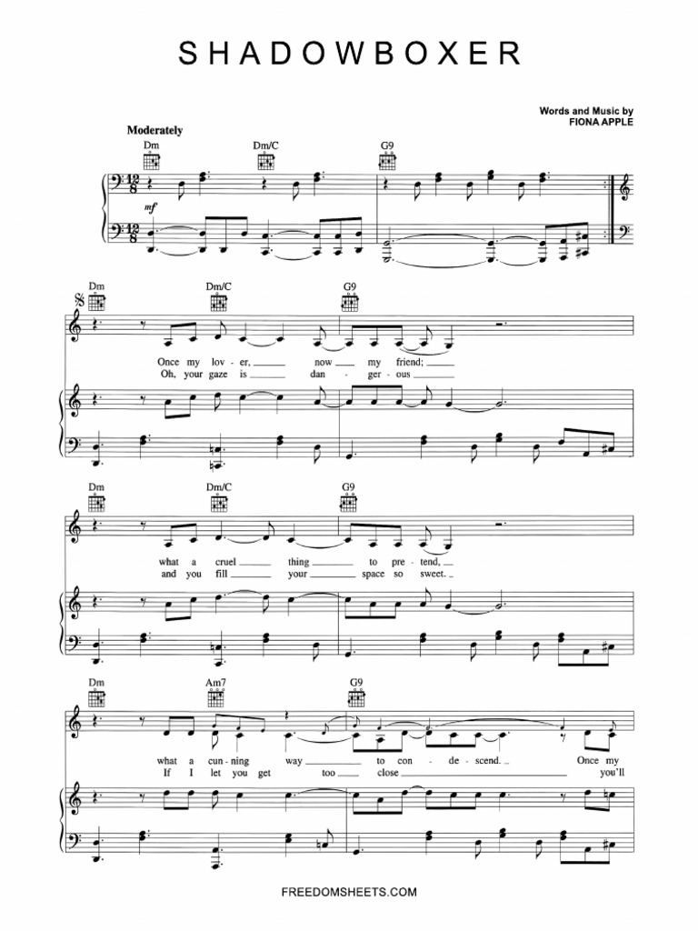 Fiona Apple - Shadowboxer | PDF