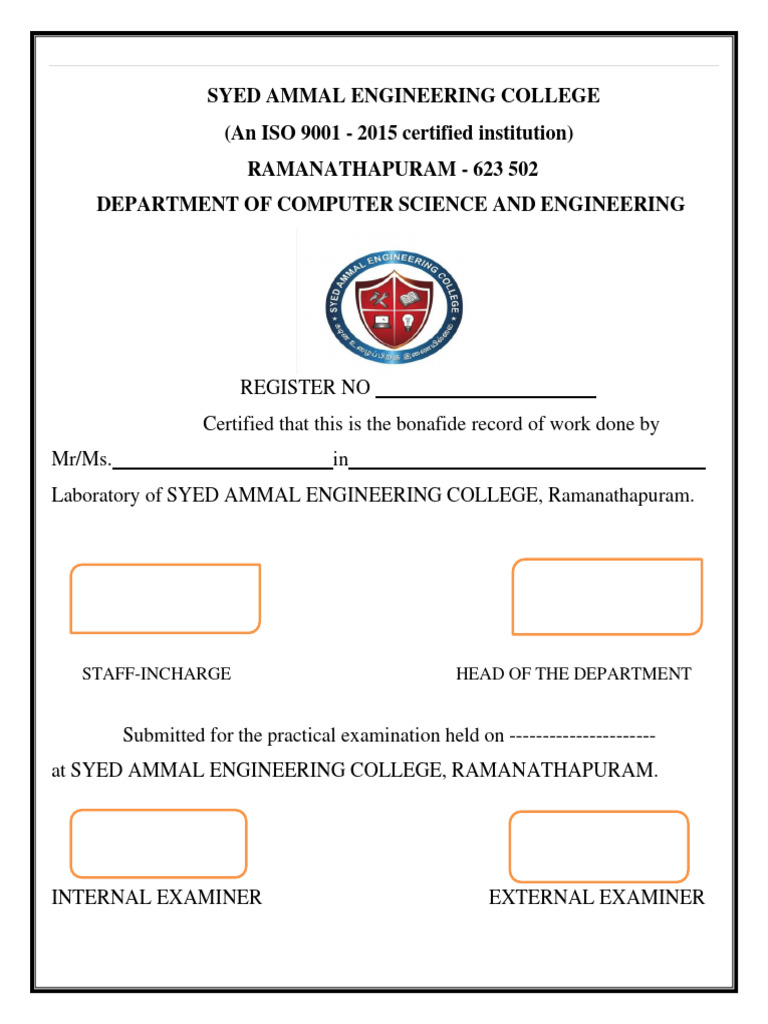 Cs8582-Object Oriented Analysisand Design Laboratory-46023968-Cs8582 - Ooad Lab (1) (1) (1) - 1 ...