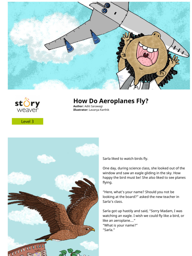How Do Aeroplanes Fly FKB Stories | PDF | Airplane | Aerospace Engineering