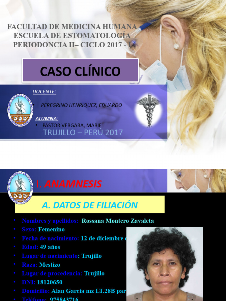 Perio Ii Caso Final | PDF | Medicina | Especialidades Medicas