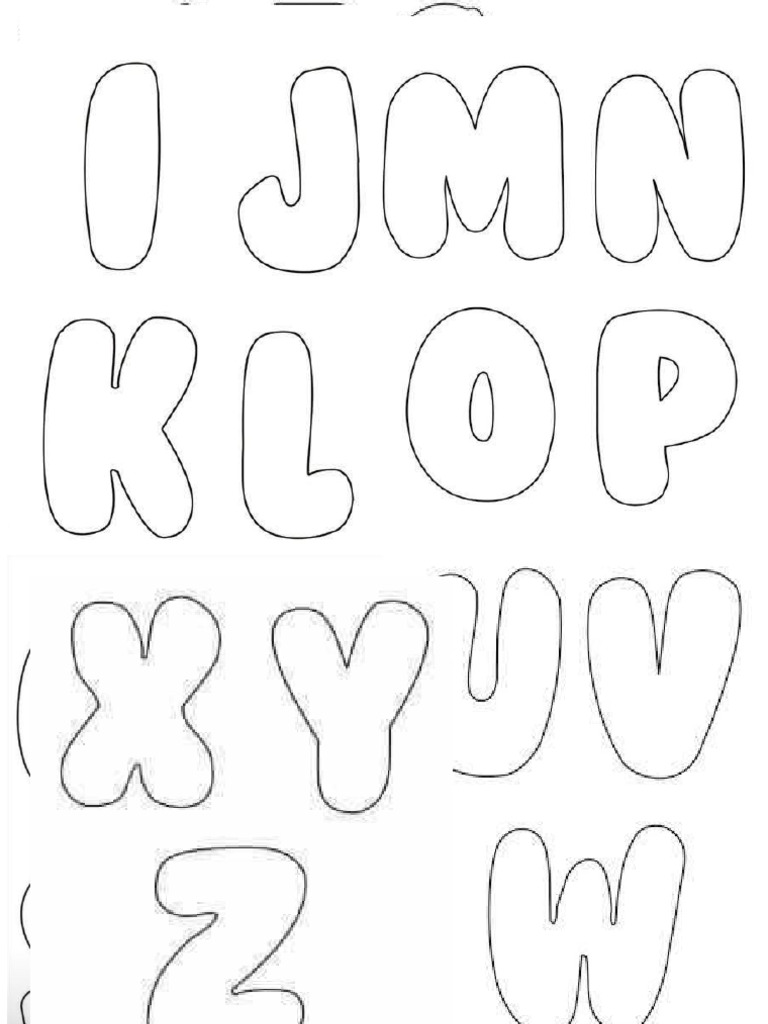 Moldes de Letras | PDF