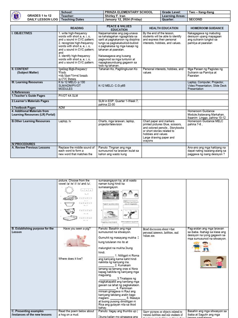 DLL Catch Up Friday Pes | PDF