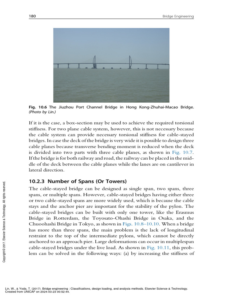 Bridge Engineering Classifications, Design Loading... ---- (Chapter Ten Cable-Stayed Bridges ...