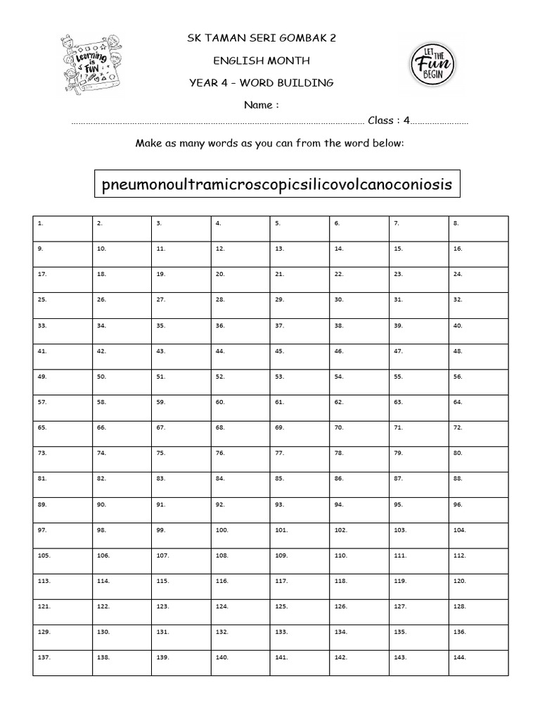 Word Building | PDF